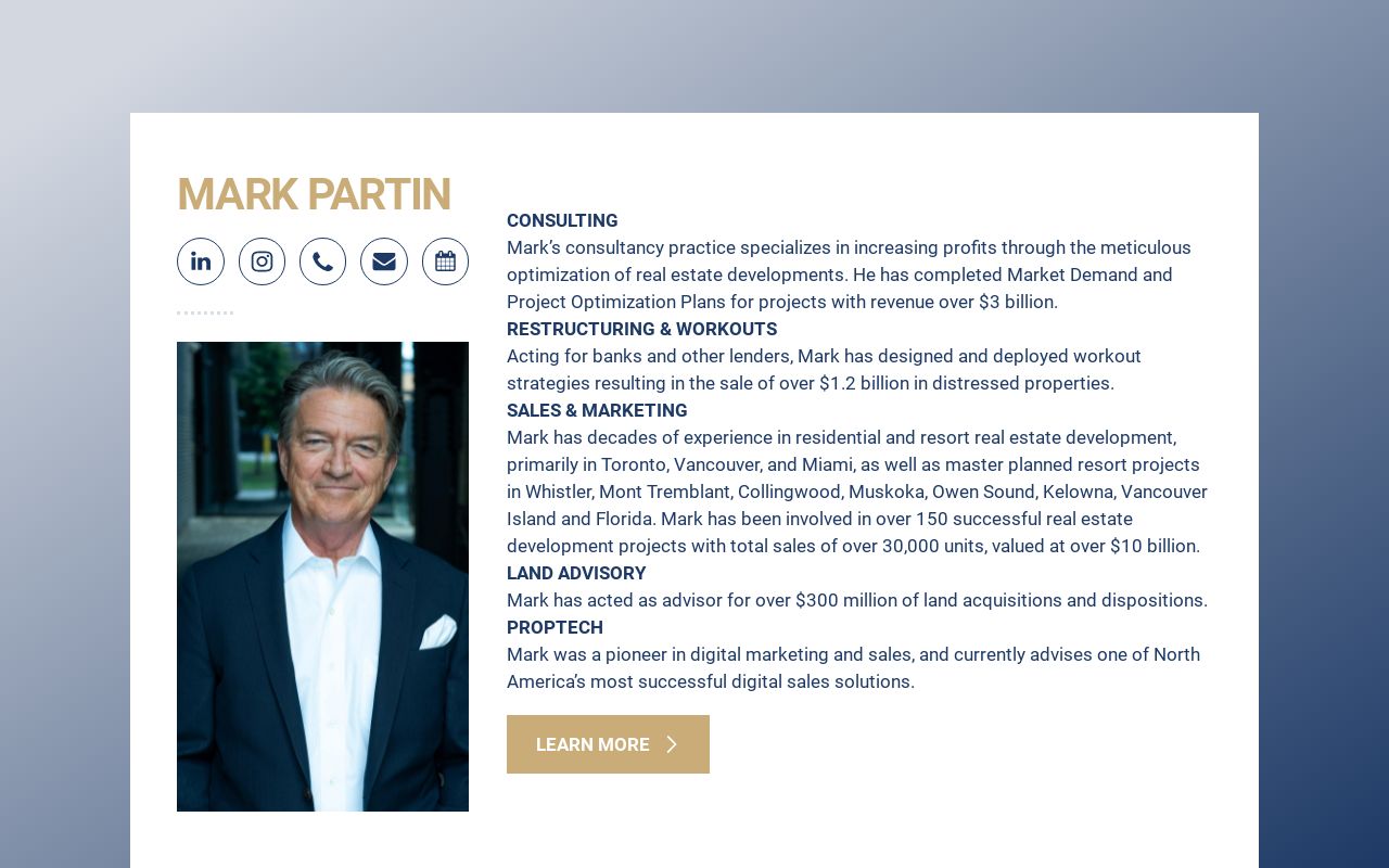 Mark Partin: Pre-Construction Real Estate Sales & Marketing Expert